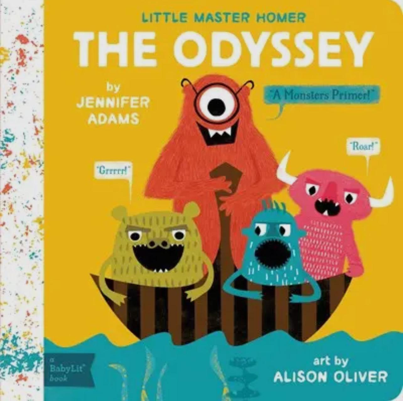 The Odyssey: A BabyLit Monsters Primer | Mythology Book for Kids